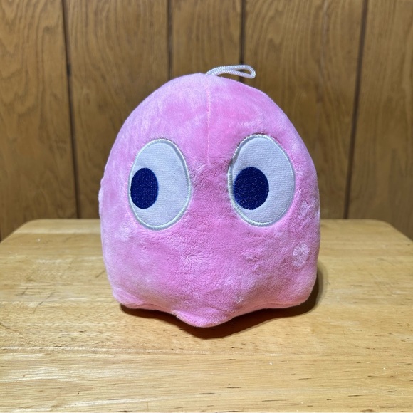 toy factory | Toys | Pacman Plush Pink Ghost Pinky Bandai Namco Toy ...